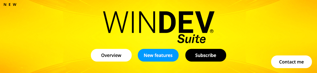 Help on WINDEV, WEBDEV and WINDEV Mobile - PC SOFT - Online documentation